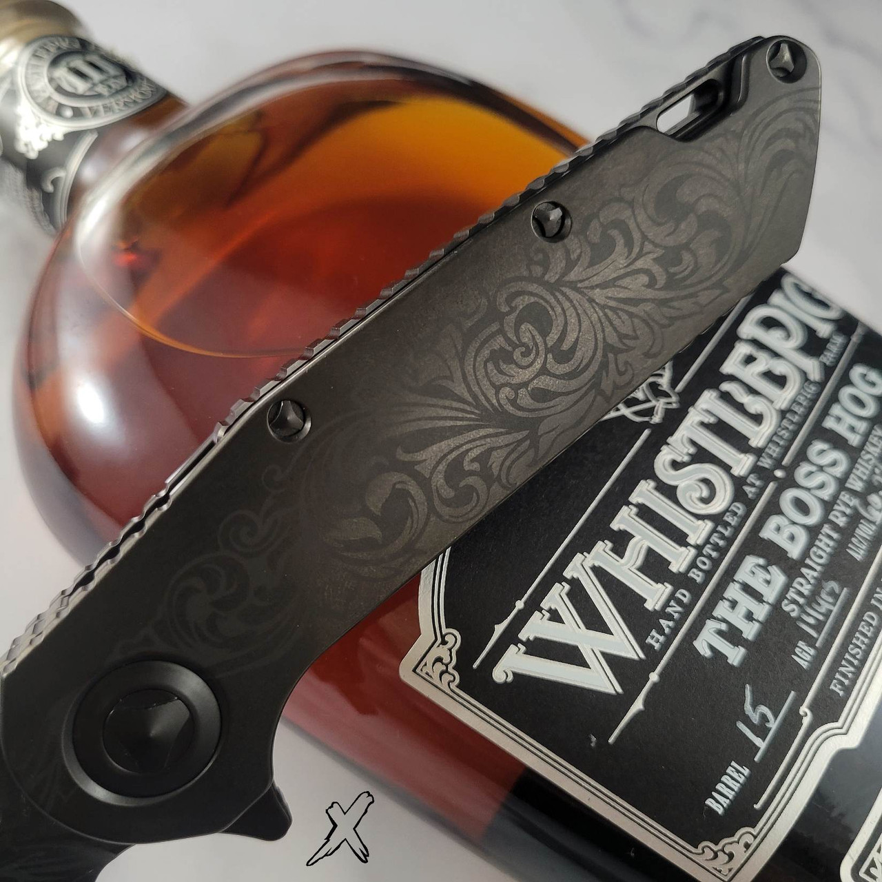 Marfione Custom Warhound Ghost DLC w/Filigree Pattern w/DLC Hardware