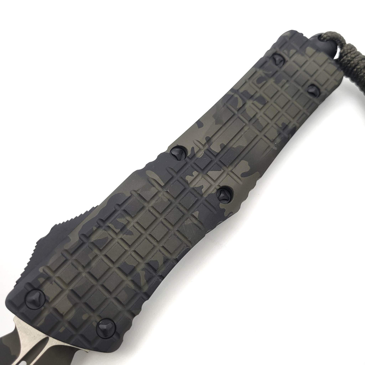 Microtech Combat Troodon 142 3frocs Frag Double Edge Olive Camo