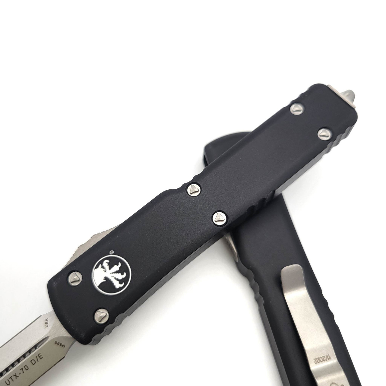 Microtech Utx 70 147 10 Double Edge Stonewash