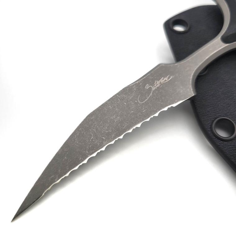 Microtech/Bastinelli Bee 218-12APGTBKS Bee Full Serrated Push Dagger ...
