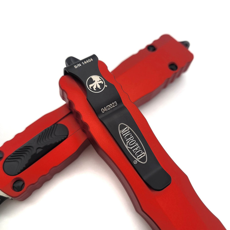Microtech 225 1rd Red Dirac Double Edge Black Standard
