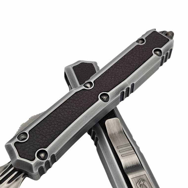 Microtech 206-1MD Makora D/E Leather Inlay Mandalorian Star Wars