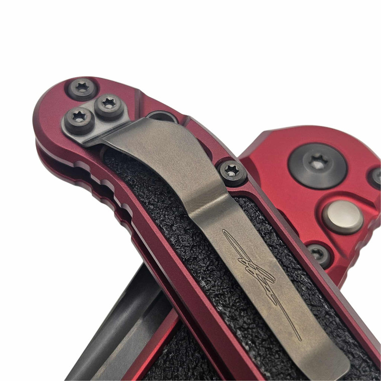 Microtech LUDT Gen III T/E 1136-1DLCTMRS Merlot DLC Standard