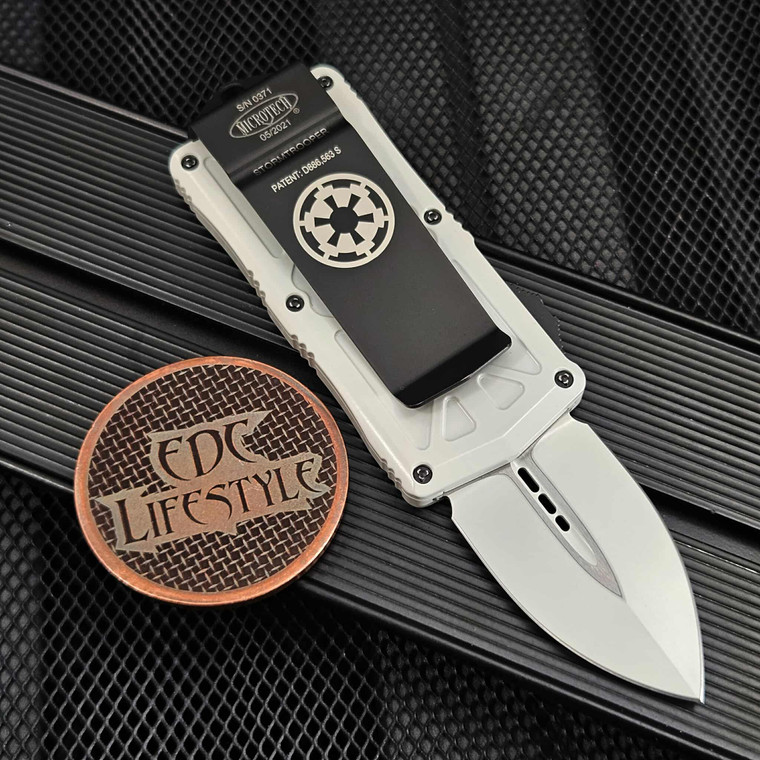 Microtech Exocet 157-1ST Storm Trooper Star Wars Exocet OTF Money Clip