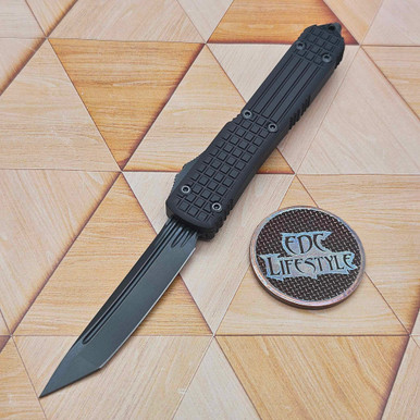 Microtech Ultratech 123-1UT-DS Tactical Tanto Edge DLC Delta Frag ...