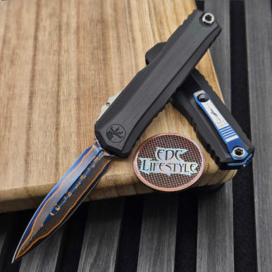Microtech Cypher II D/E 1242-16MS2 Marfione Select Blued Baker Forge ...