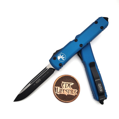 Microtech Ultratech 121-1BL Blue Single Edge Standard