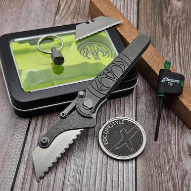 Hawk Knives Shortcut Serrated - Preowned