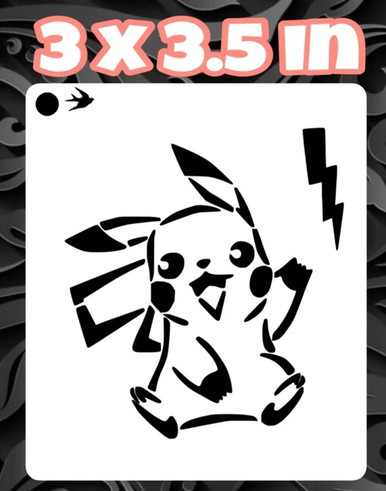 pikachu tattoo stencil