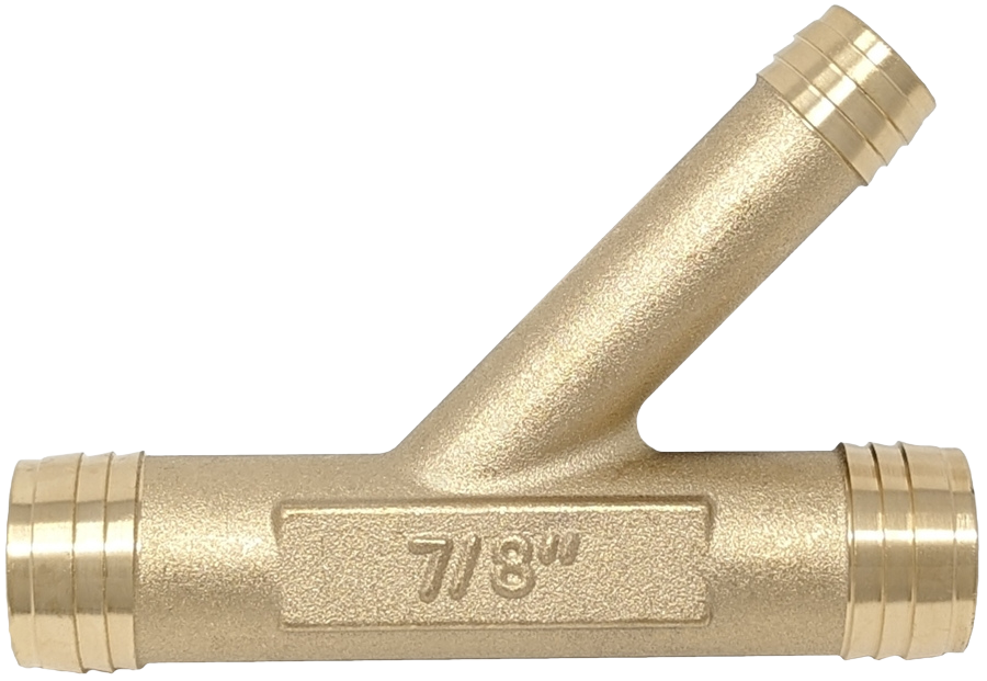Single Piece Brass Y Fittings