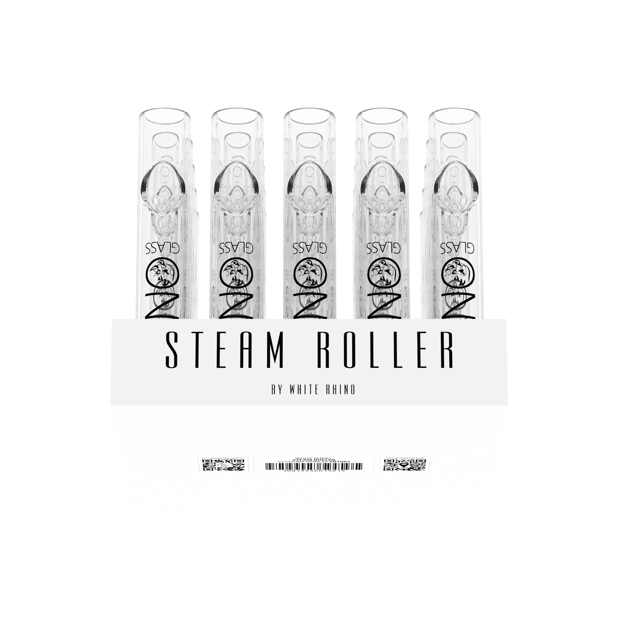 Premium White Rhino Glass Steam Roller for Sale – 25ct