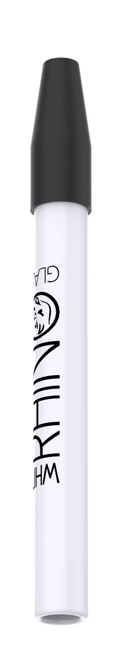 Buy White Ceramic Dab Straw With Silicone Cap – 25ct