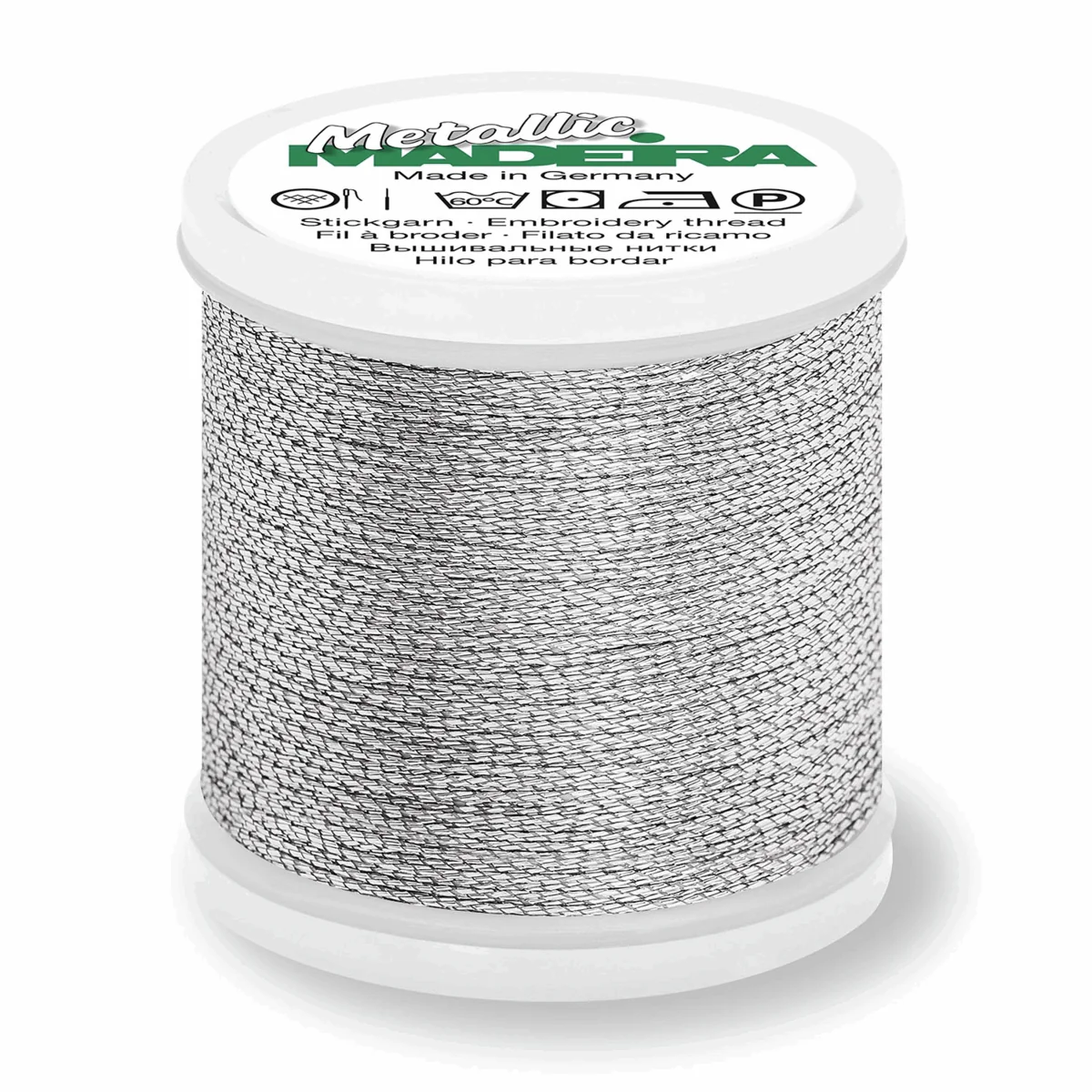 Madeira Metallic Thread No 12, 40m, Silver Art & Craft Supplies and ...