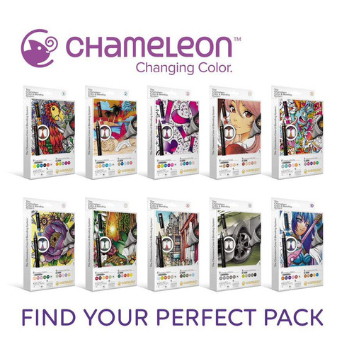 Chameleon Colour and Blending System Marker Pen and Color Tops - Crafty ...