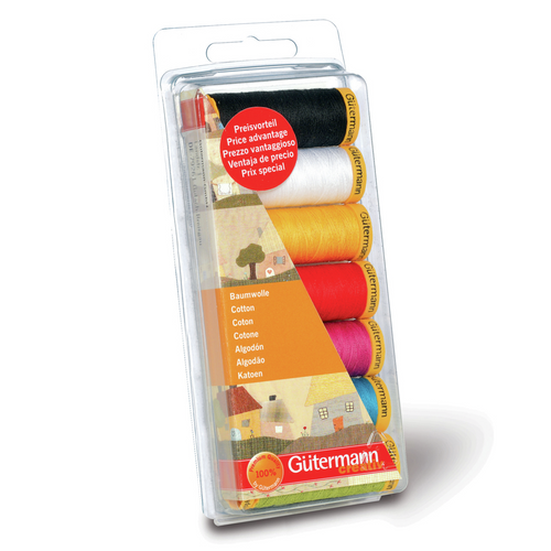 Gutermann Thread Set: Cotton C. No.50: 7 x 100m: Assorted Art & Craft ...