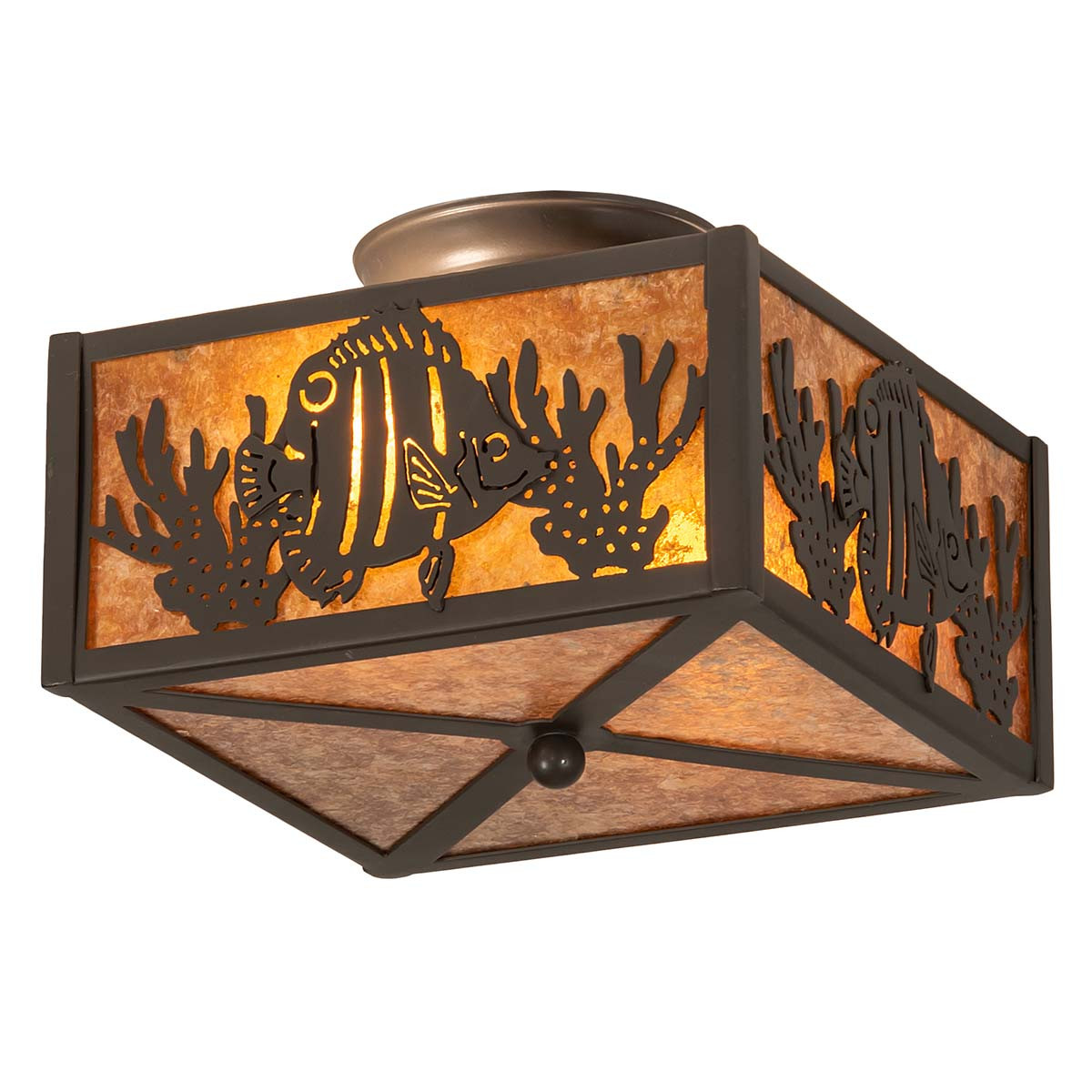 Beach Lighting: Orleans Flush Mount Light | Bella Coastal Decor