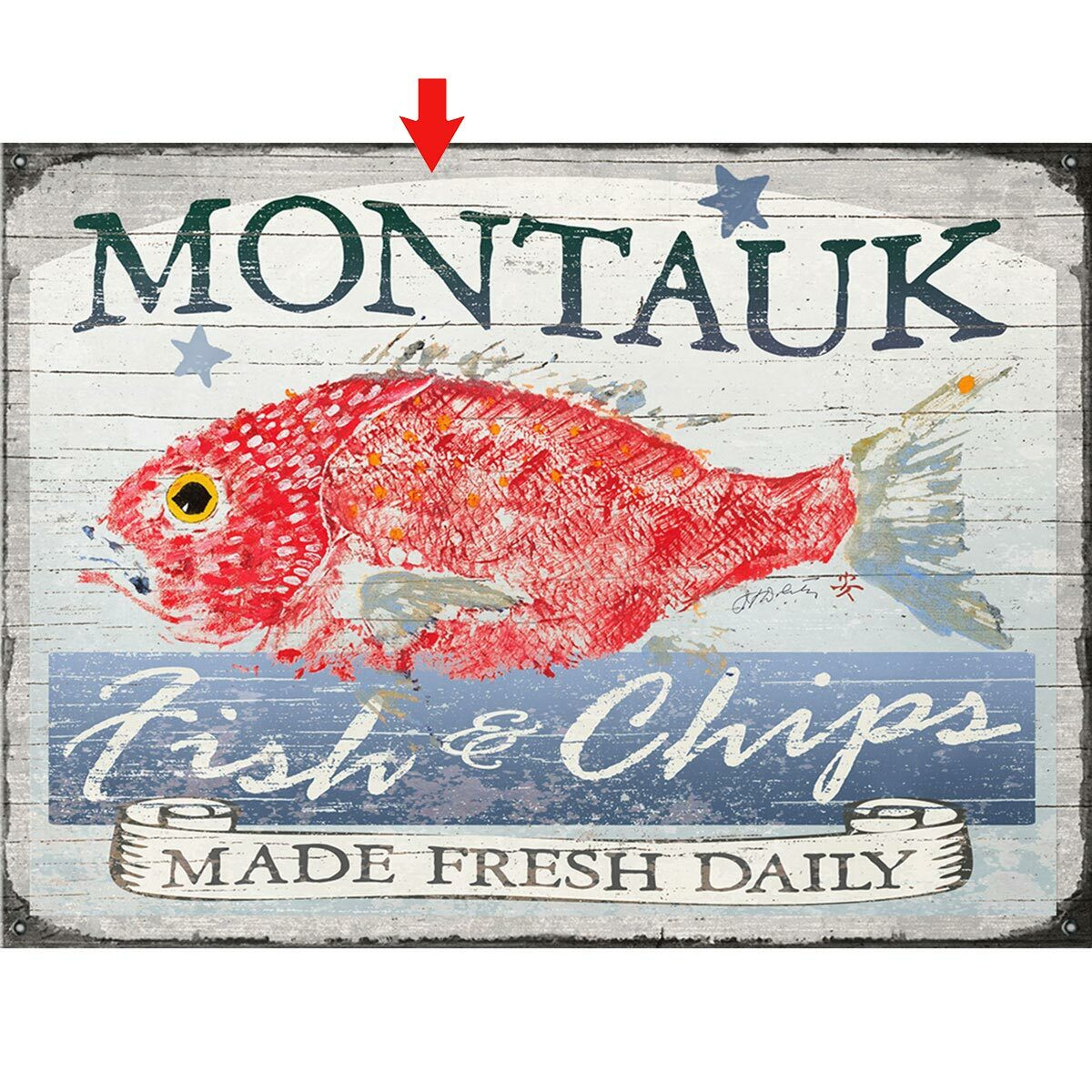 Red Snapper Personalized Signs | Bella Coastal Decor