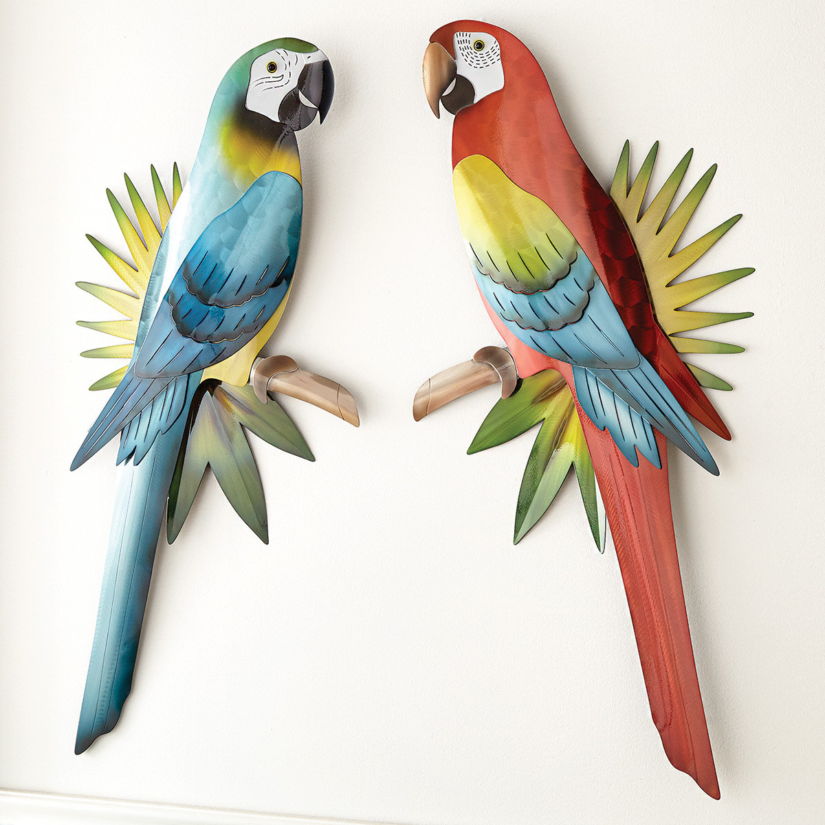 Tropical Parrot Wall Art | Bella Coastal Decor
