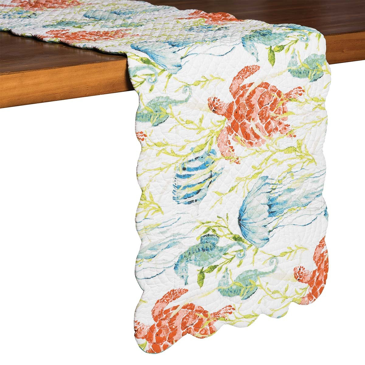 Sea Life Table Linens | Bella Coastal Decor