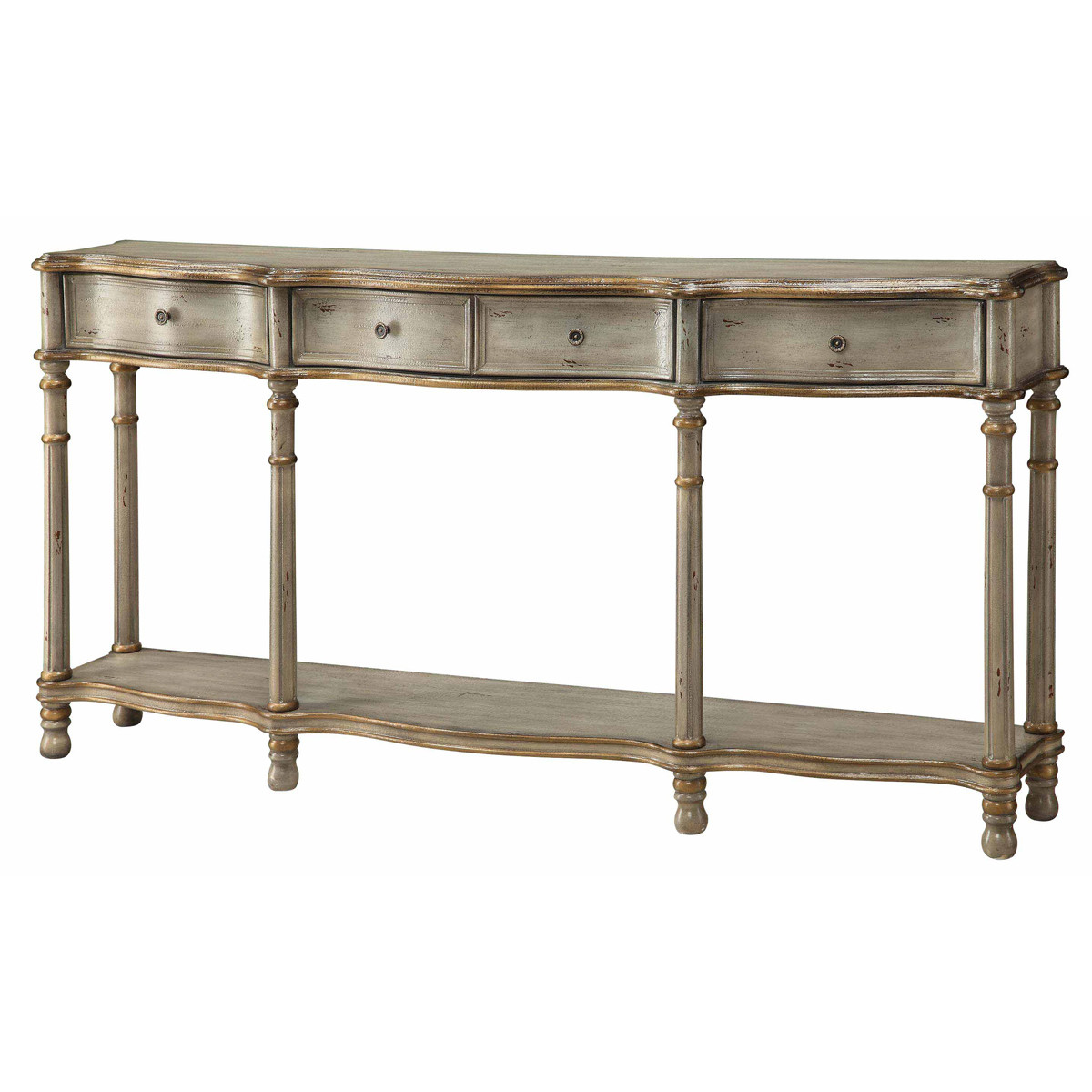 Nautical Tables: Victoria 3 Drawer Console Table | Bella Coastal Decor