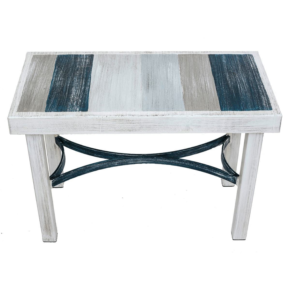 Azure Boardwalk Bench - 24 Inch | Bella Coastal Decor