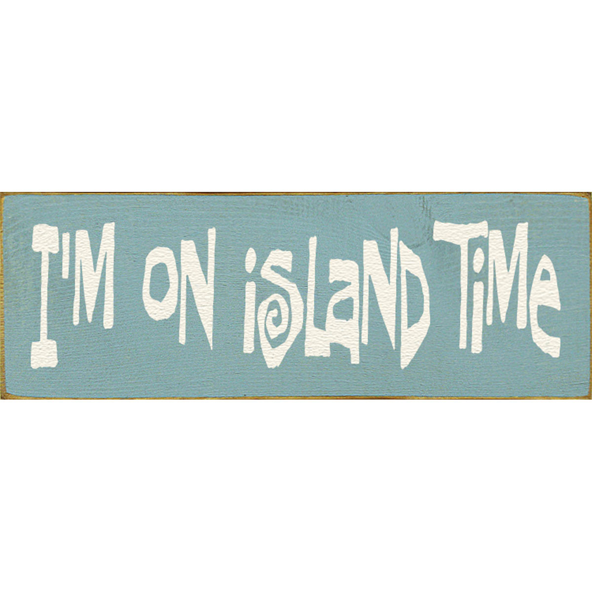 Island Time Wood Sign | Bella Coastal Decor