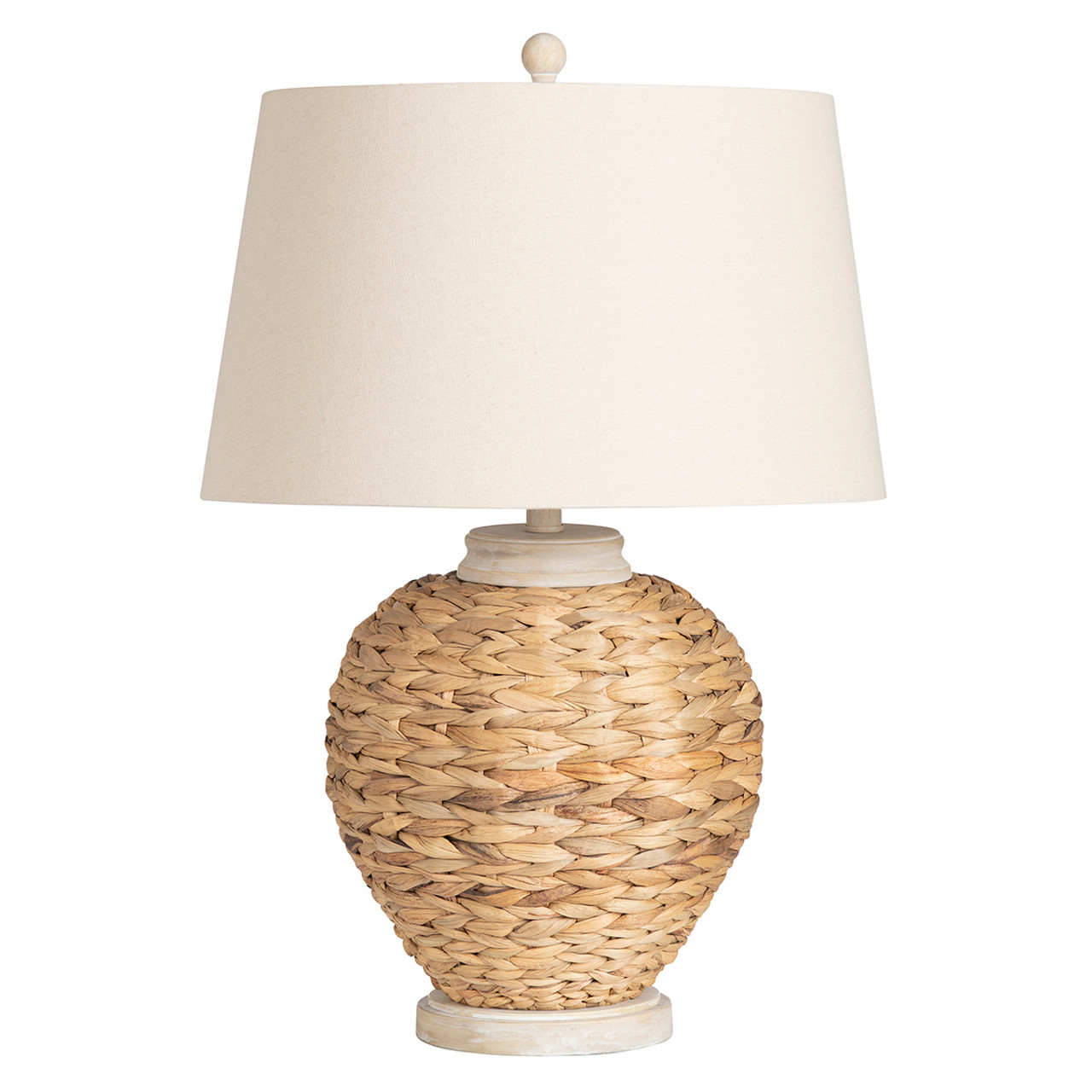 Braided Seagrass Table Lamp Bella Coastal Decor