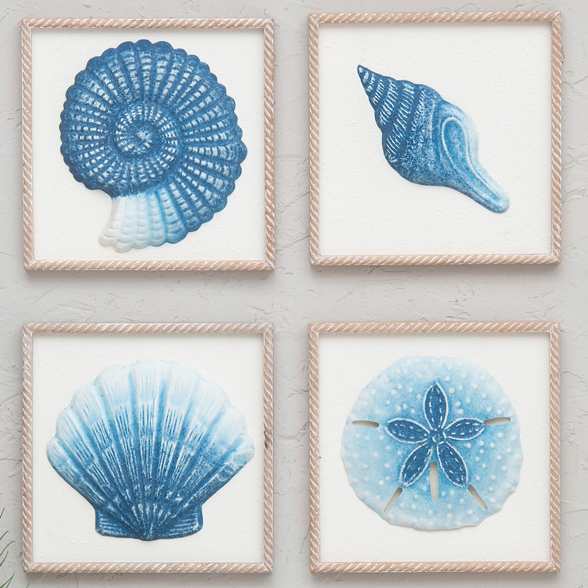 Indigo Isle Conch Shell Wall Art | Bella Coastal Decor