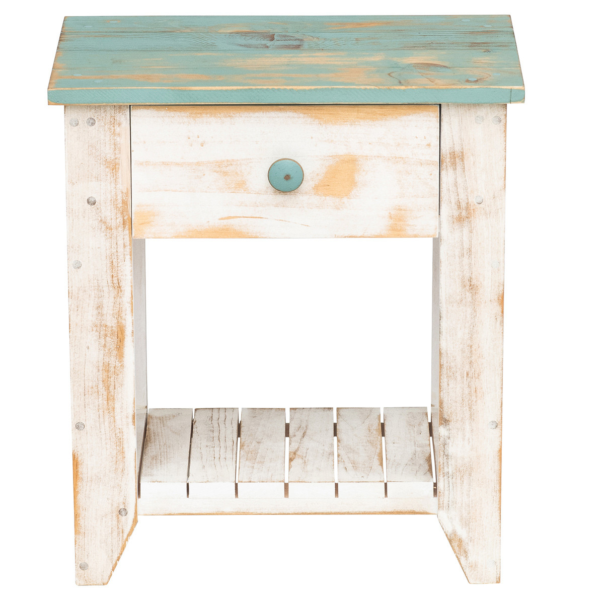 Boardwalk Coastal End Table | Bella Coastal Decor