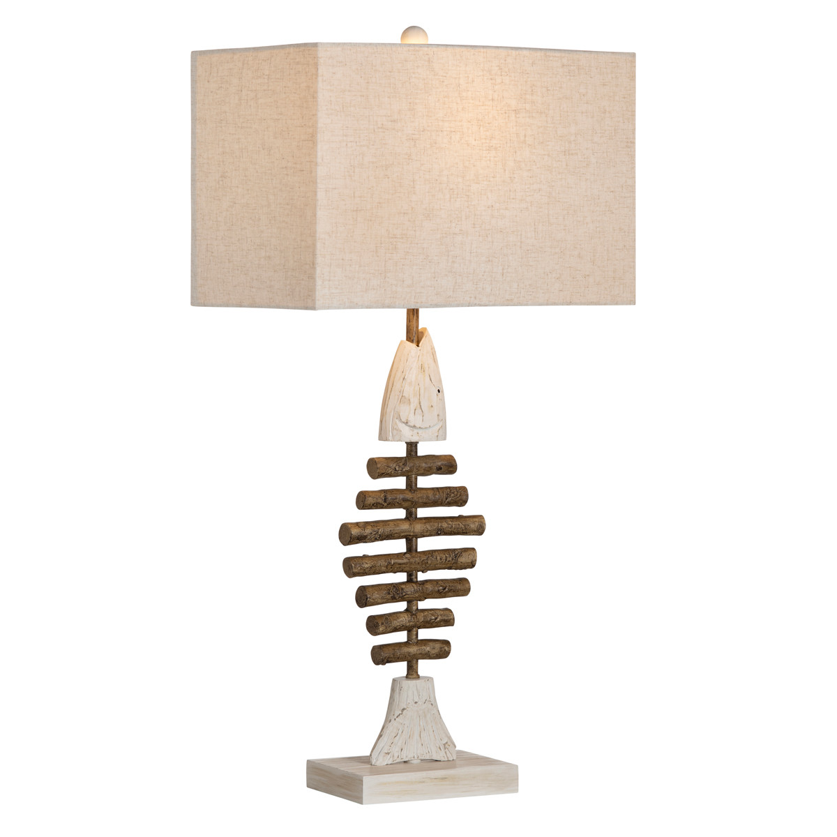 Fish Bones Table Lamps - Set of 2 | Bella Coastal Decor