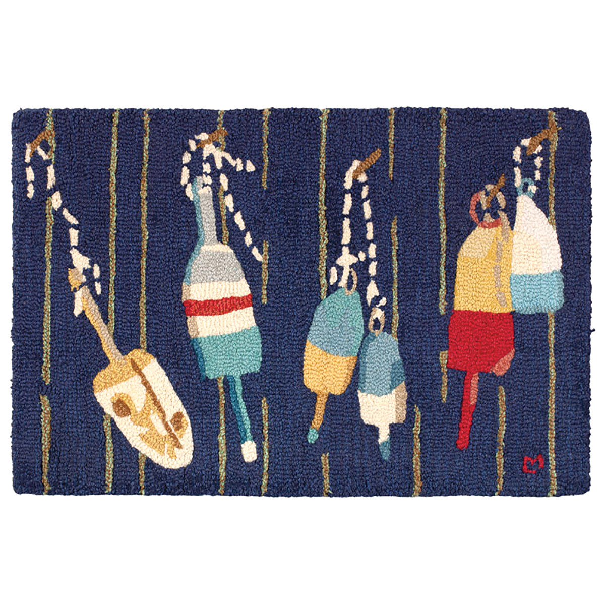 Nautical Rugs: Buoy Bundle Rug | Bella Coastal Decor