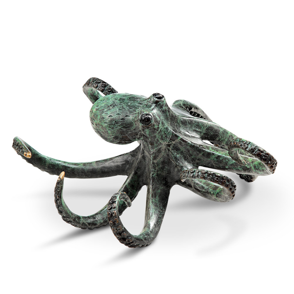 Floating Octopus Statue | Bella Coastal Decor