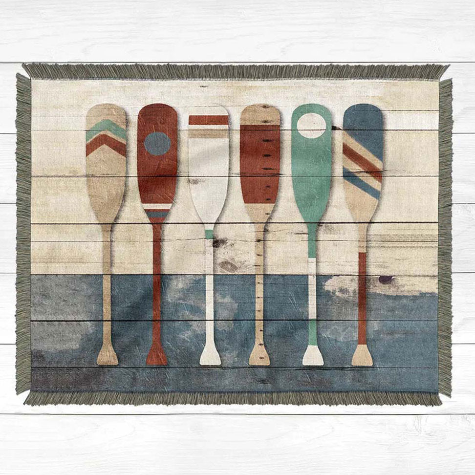 Nautical Paddle Wall Mirror | Bella Coastal Decor