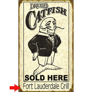 Dressed Catfish Personalized Signs | Bella Coastal Decor
