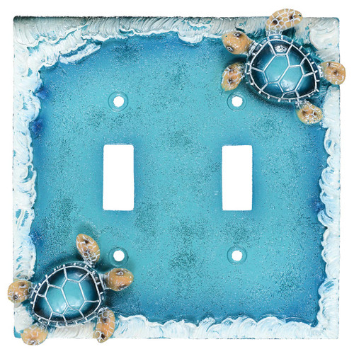Sea Turtles Single Switch Plate | Bella Coastal Decor