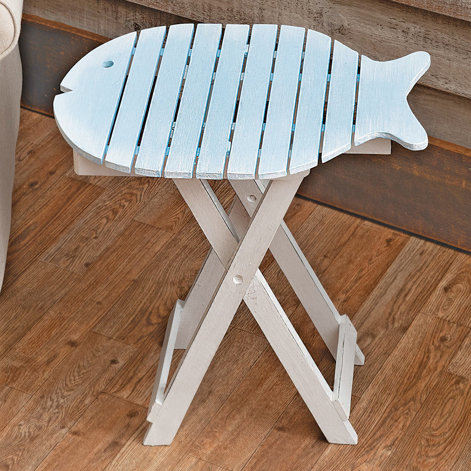 Ocean Fish Folding Table | Bella Coastal Decor
