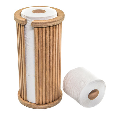 Teak Toilet Tissue Rack | Bella Coastal Decor