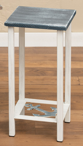 Weathered Anchor Accent Table | Bella Coastal Decor