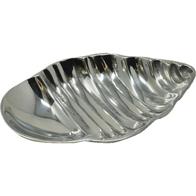 Pewter Seashell Tray | Bella Coastal Decor