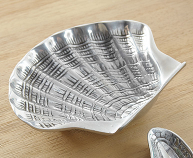 Pewter Seashell Candy Dish | Bella Coastal Decor