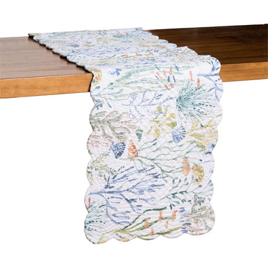 Coral Gardens Table Runner | Bella Coastal Decor