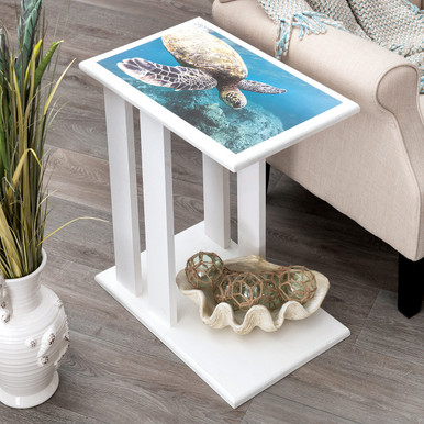 Turtle Reef Side Table | Bella Coastal Decor