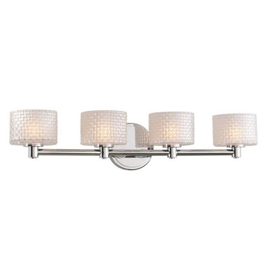 Sallow 4 Light Vanity Light - Chrome | Bella Coastal Decor