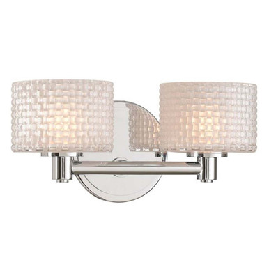 Sallow 2 Light Vanity Light - Chrome | Bella Coastal Decor