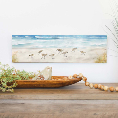 Sandpiper Parade Wall Art | Bella Coastal Decor