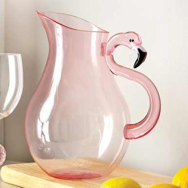 Flamingo Paradise Pitcher | Bella Coastal Decor