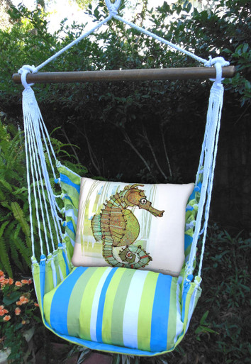 Beach Style Furniture: Seahorse Beach Boulevard Stripe Swing Set ...