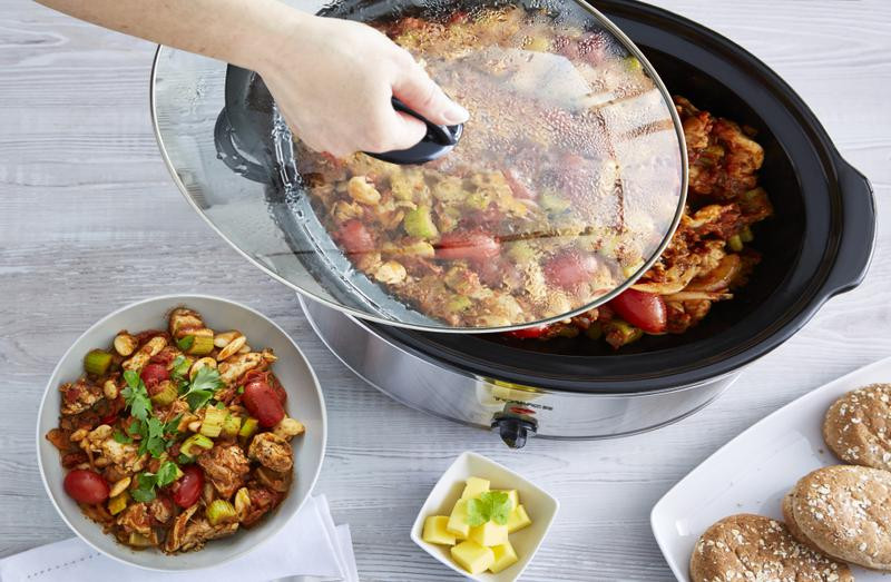 Tower 6.5L Slow Cooker Stainless Steel - Mega Appliances