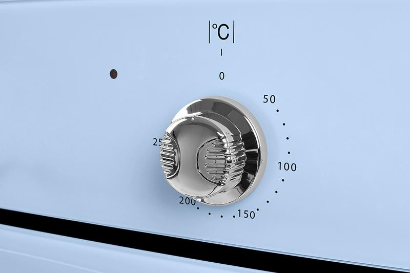 Swan Double Built-in Electric Retro Oven - Blue - Mega Appliances