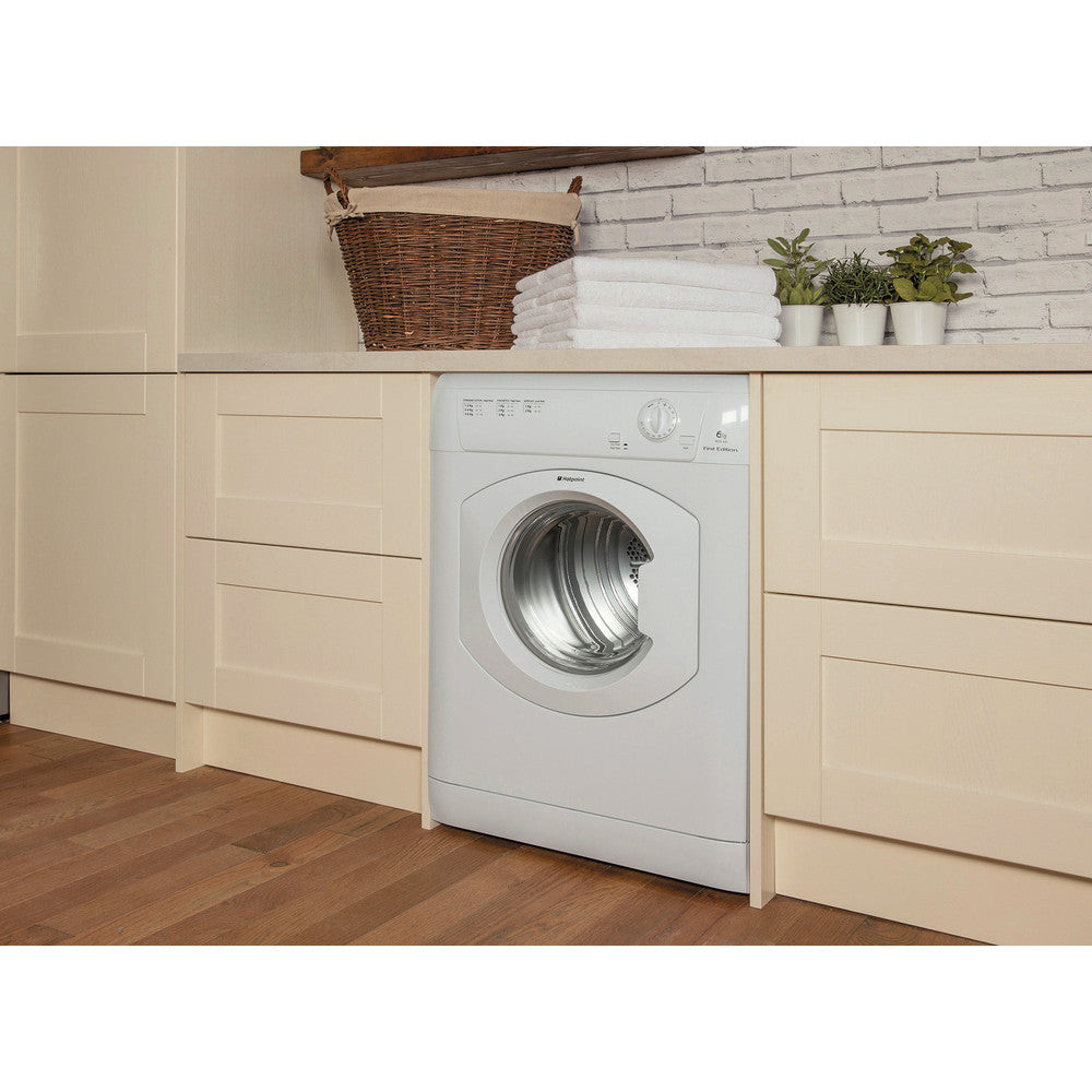 Hotpoint First Edition FETV60CP 6Kg Tumble Dryer White - Mega Appliances